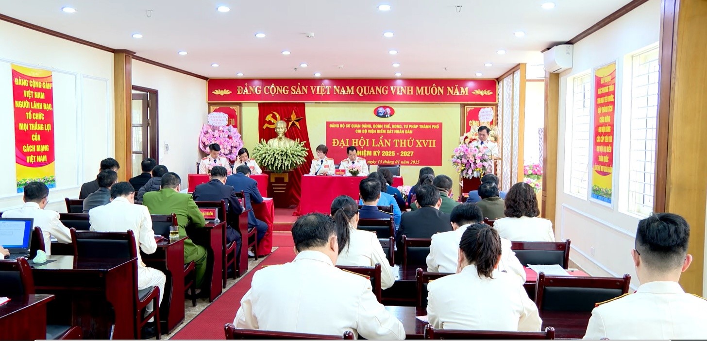 Chi bộ Viện KSND thành phố Cẩm Phả tổ chức thành công Đại hội Chi bộ nhiệm kỳ 2025-2027 - Viện ...